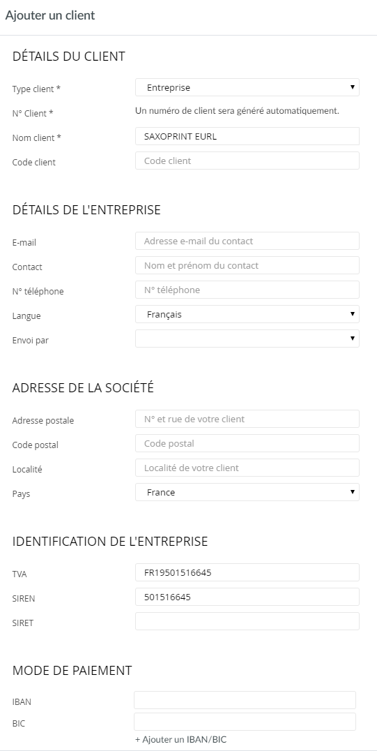 Comment ajouter un client / fournisseur manuellement ? – Assistance ... Comment ajouter un client / fournisseur manuellement ? – Assistance ...
